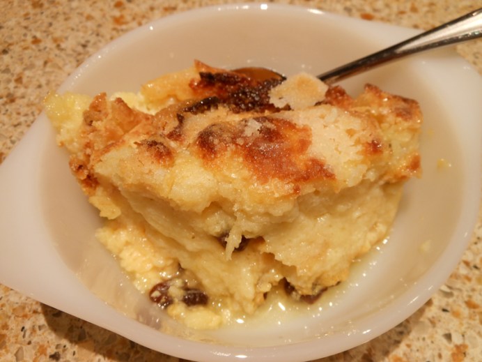 Bread Pudding with Glazed Cream | Dixie's Kitchen