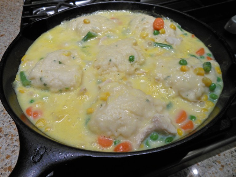 Skillet Chicken Pot Pie | Dixie's Kitchen